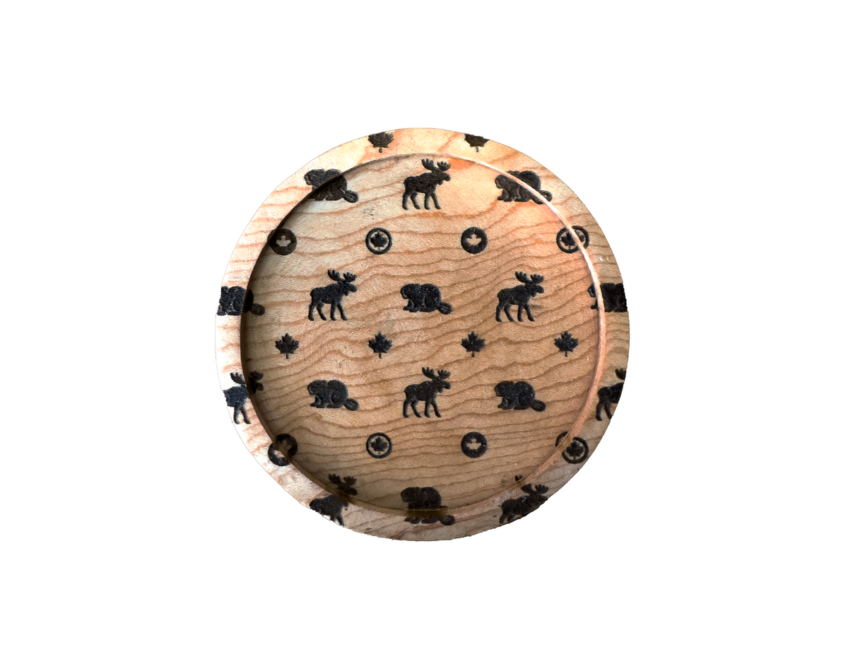 Canadian Wildlife Majestic Coasters – Westside Woodworks